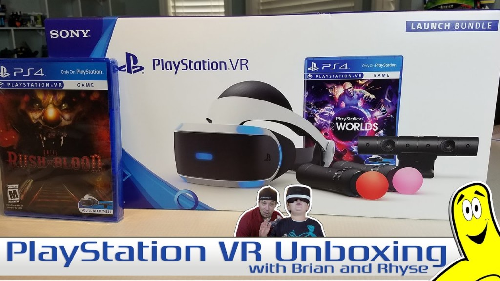 Gamebreak: PlayStation VR Launch Bundle Unboxing – HTG – Happy Thumbs ...