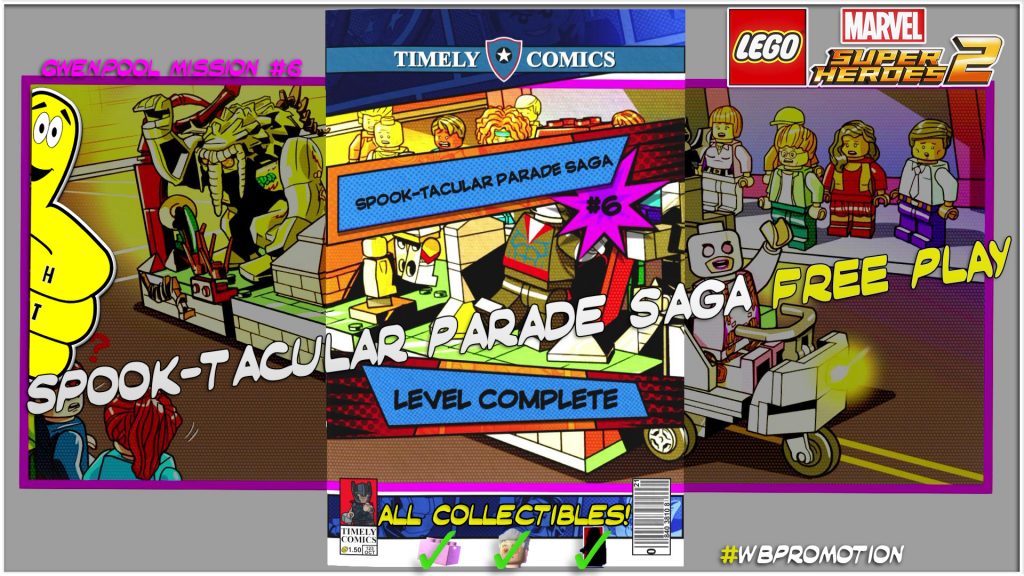 Lego Marvel Superheroes 2: Gwenpool Mission 6 / Spook-tacular Parade ...